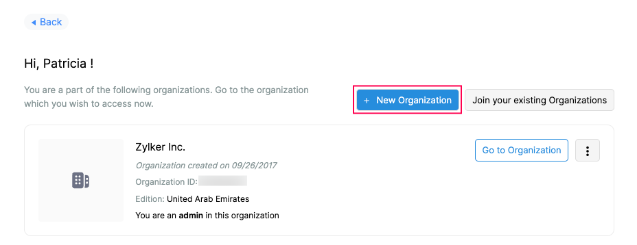 Organization Profile | Help | Zoho Books