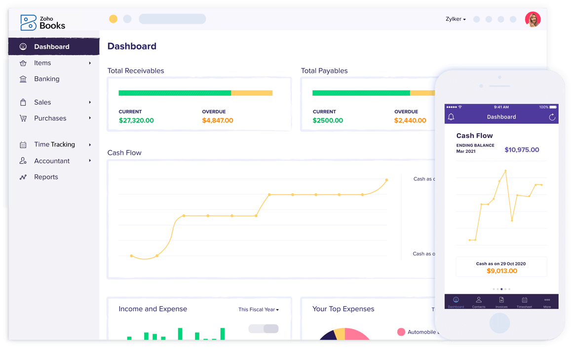Best Self Employed Accounting Software In 2023 Zoho Books