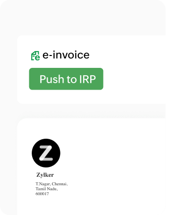 E-invoicing software | GST e-invoicing system | Zoho Billing
