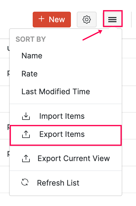 Import & Export | Help - Zoho Billing