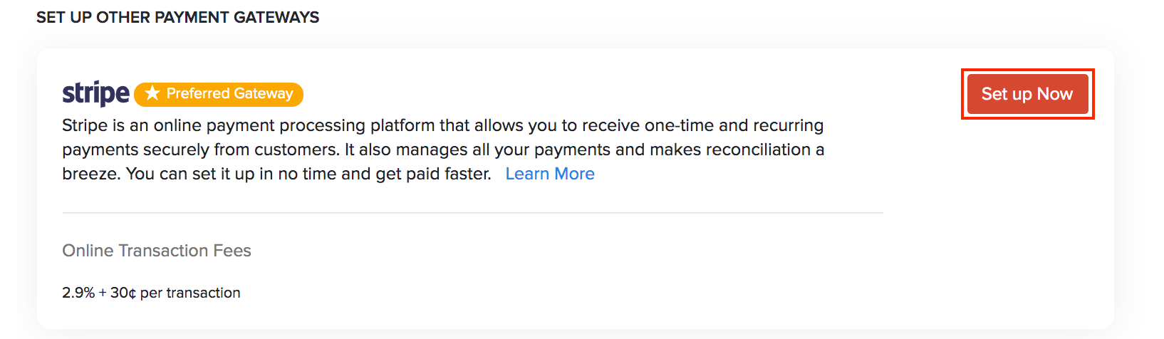 Stripe | Help | Zoho Billing
