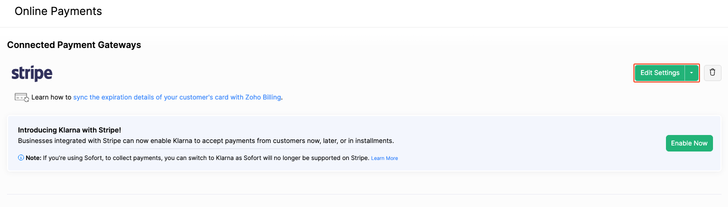 Stripe | Help | Zoho Billing