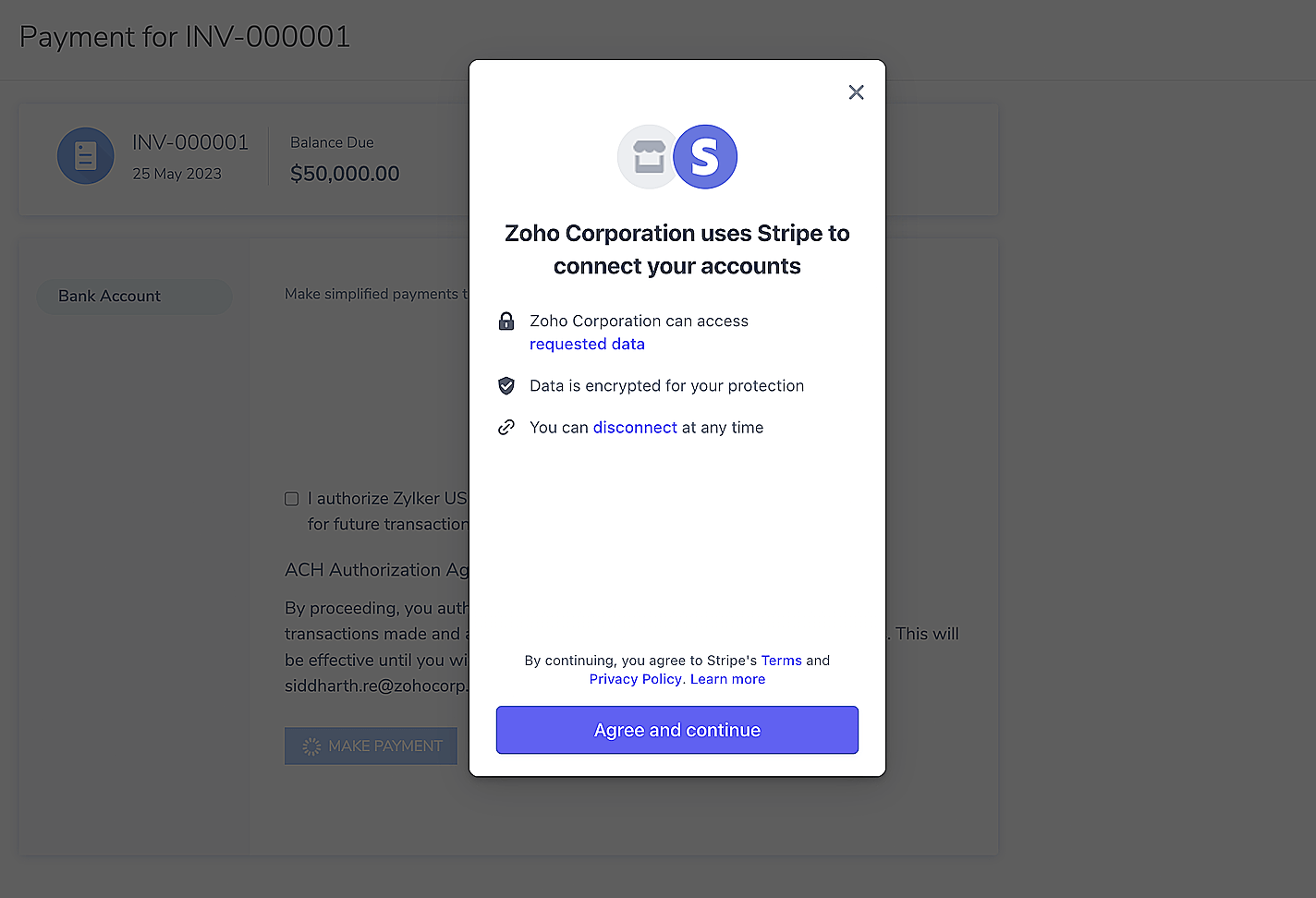 Stripe | Help | Zoho Billing