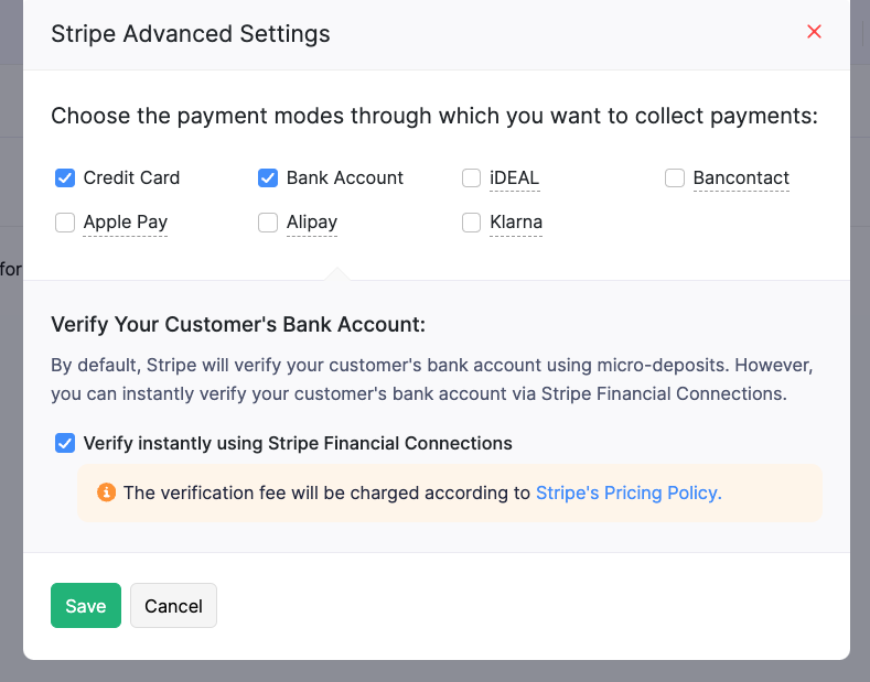 Stripe | Help | Zoho Billing