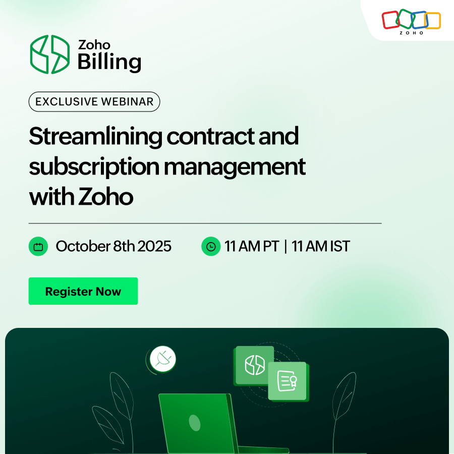 Logout | Zoho Billing