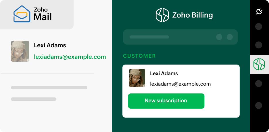 Integrate Zoho Billing With Zoho Mail Zoho Billing