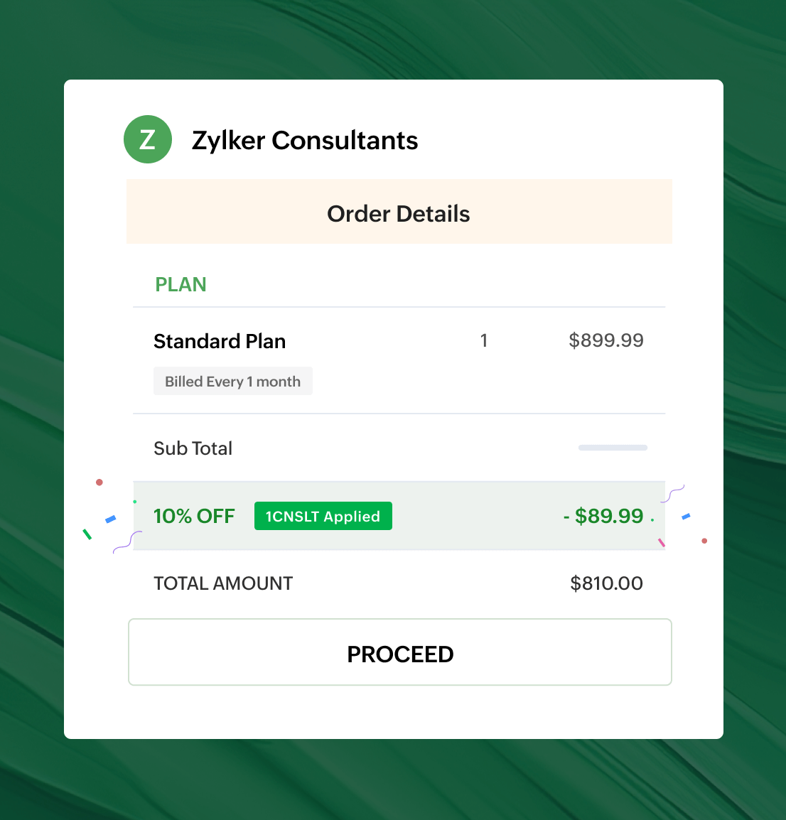 Billing software specifically for consultants | Zoho Billing