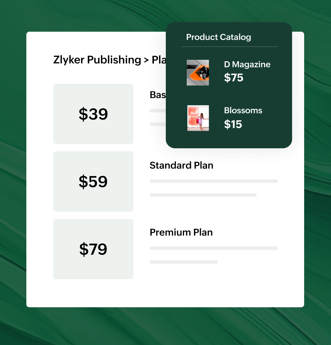 The best billing software for e-publishing Platform | Zoho Billing