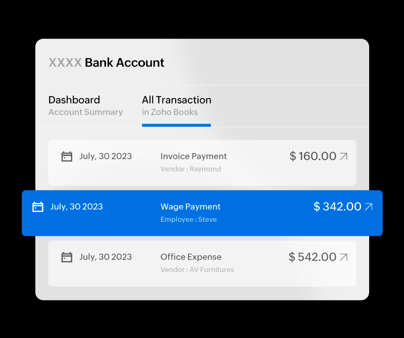Accounting Software Features | Zoho Books