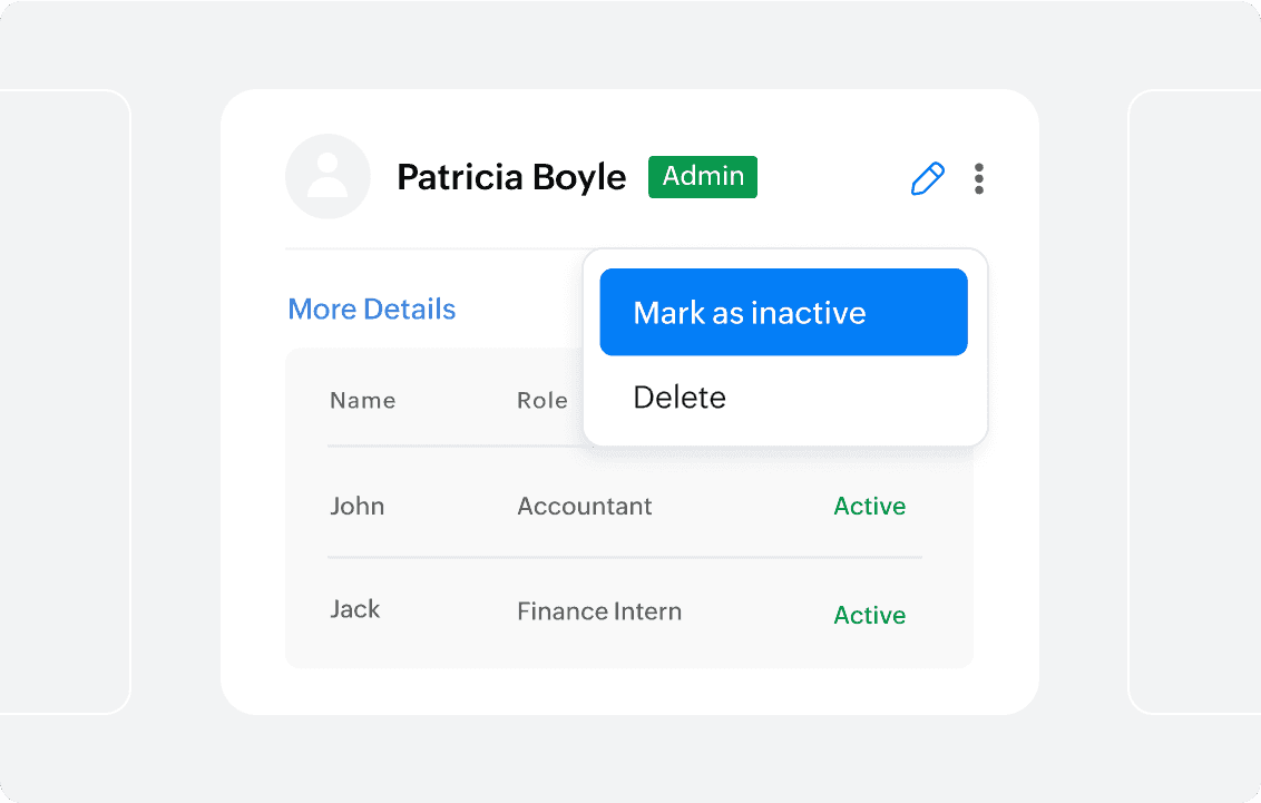 Accounting Collaboration and task management | Zoho Books