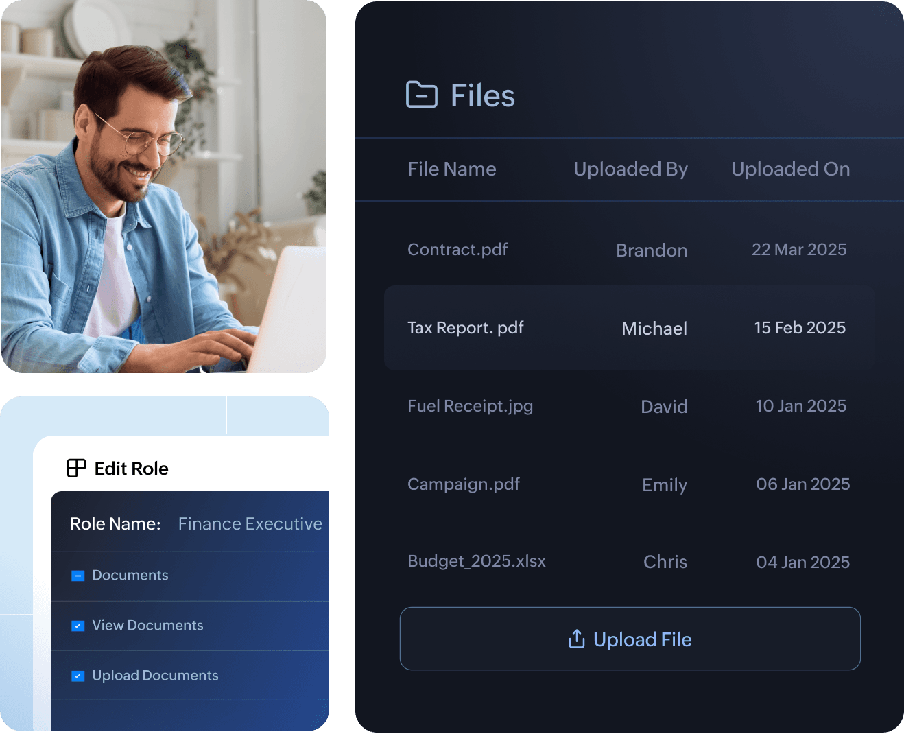 Document Management System in accounting software | Zoho Books