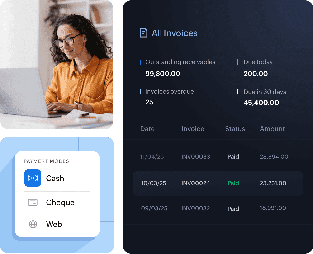 Accept online payments from your customers | Zoho Books