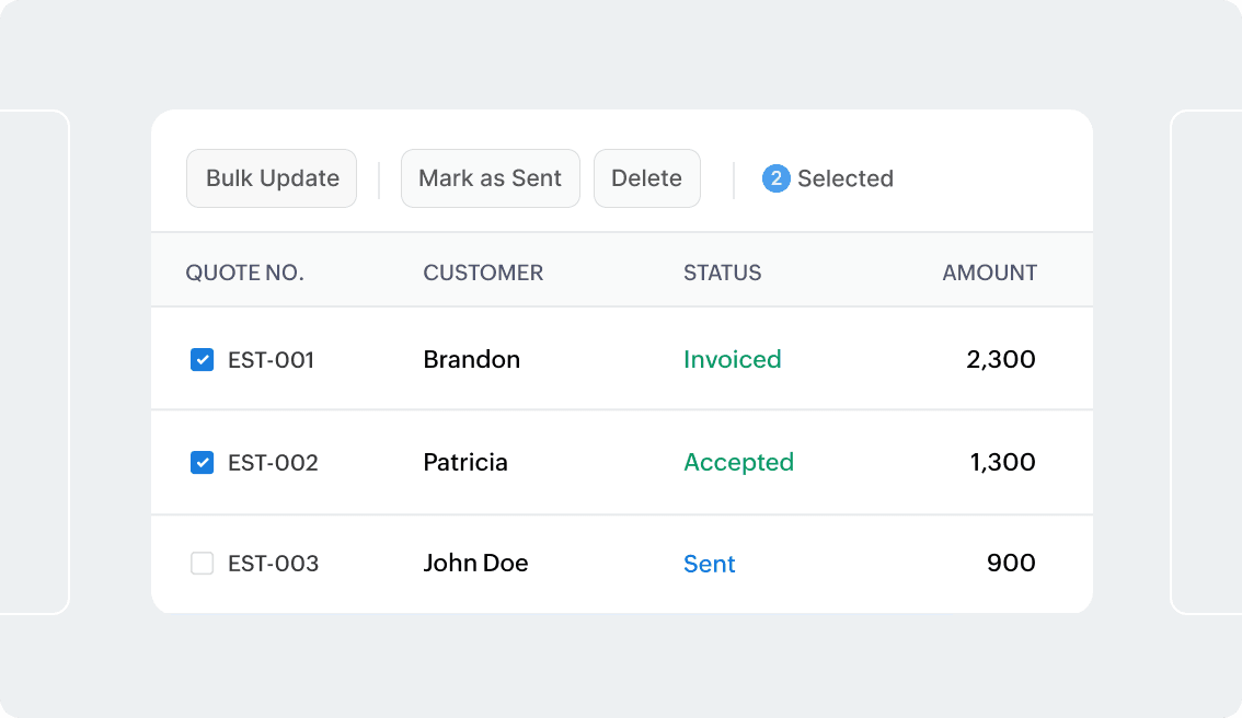 Create and Send Sales Quotes Online | Zoho Books