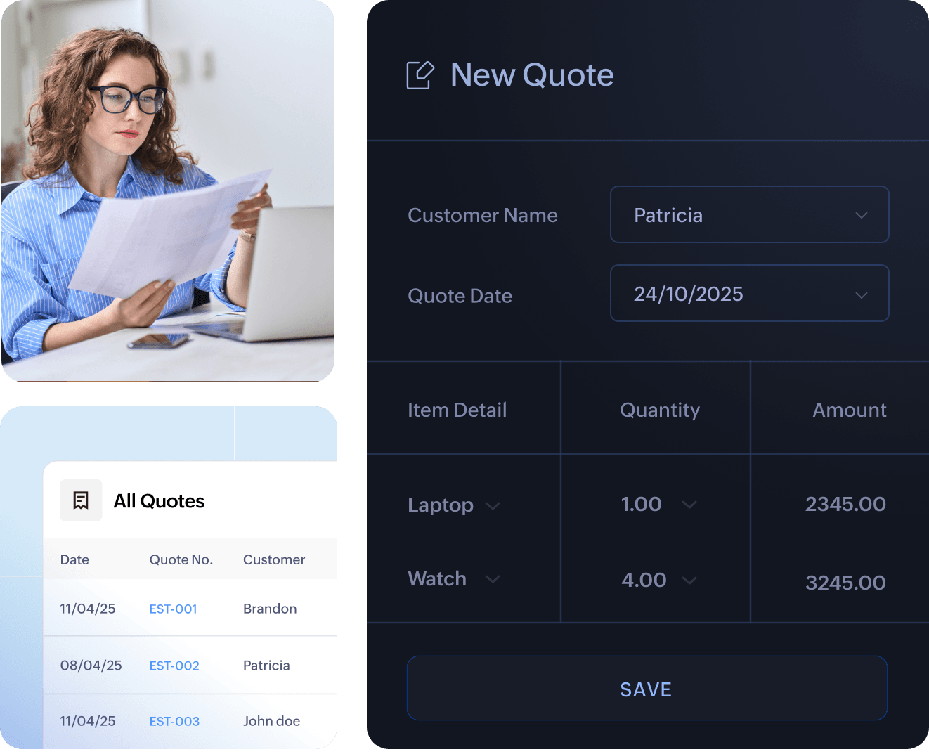 Create and Send Sales Quotes Online | Zoho Books