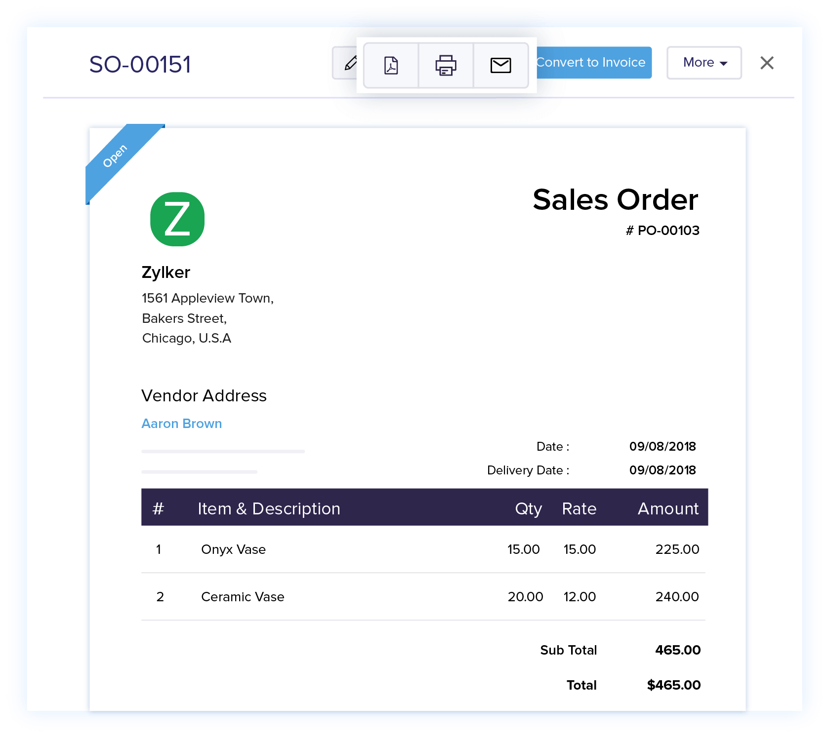 Online Sales Order Management System | Sales Order Processing - Zoho Books Online Sales Order Management System | Sales Order Processing - Zoho Books