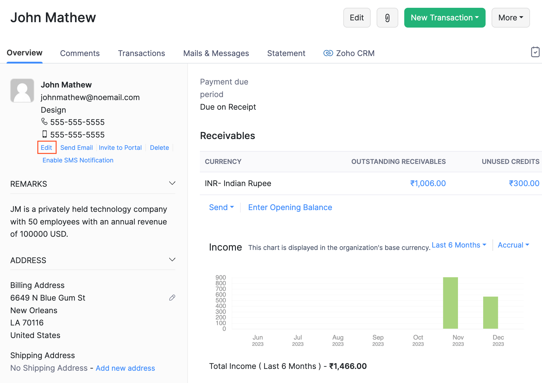 WhatsApp - Zoho Books Integration | Help | Zoho Books