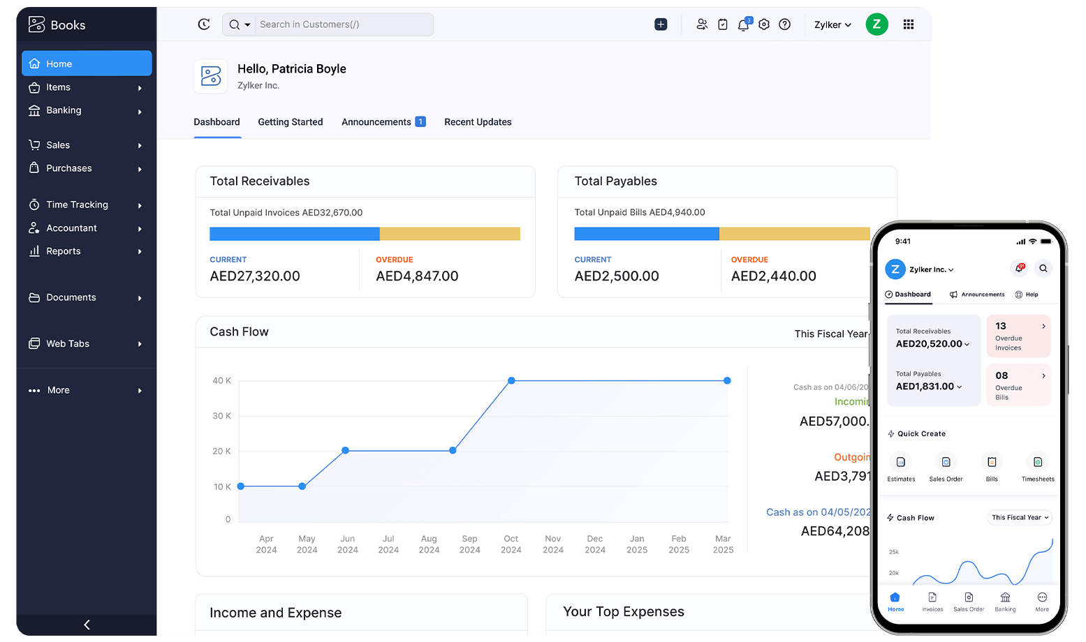 VAT-ready accounting software | Zoho Books