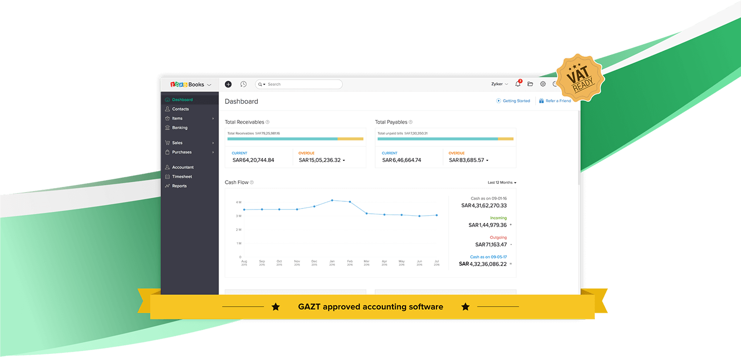 VAT compliant accounting software | Zoho Books