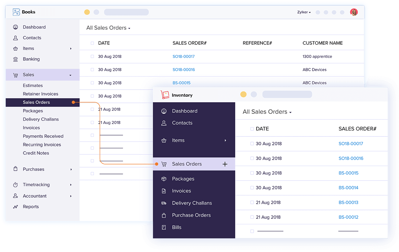 Zoho Books - Zoho Inventory | Integration Zoho Books - Zoho Inventory | Integration