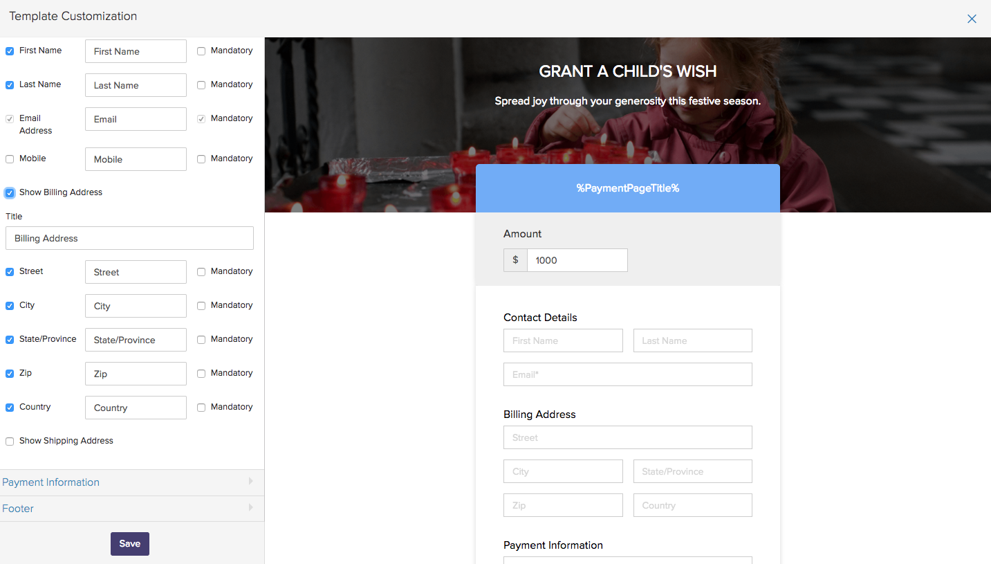 Adding billing and shipping address | Zoho Checkout Adding billing and shipping address | Zoho Checkout