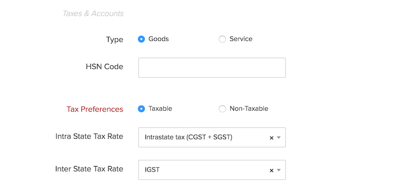 Add HSN or SAC codes for your product | Zoho Checkout Add HSN or SAC codes for your product | Zoho Checkout