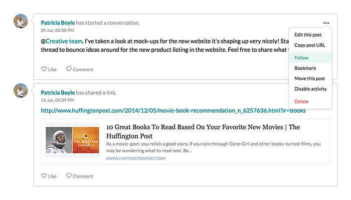 Zoho Connect Reimagined.
