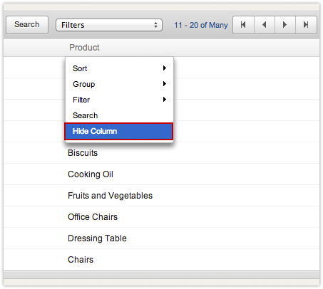 Xamdatagrid Hide Column