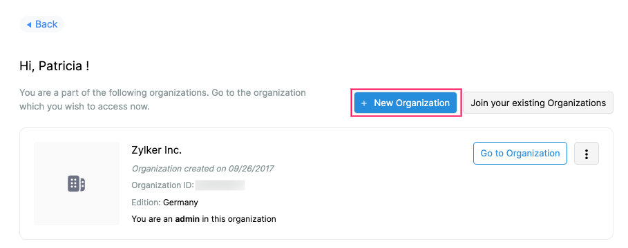 Organization Profile | Help | Zoho Books