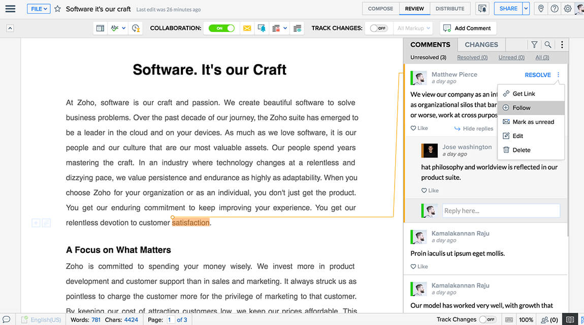ทัวร์แนะนำผลิตภัณฑ์ | Writer