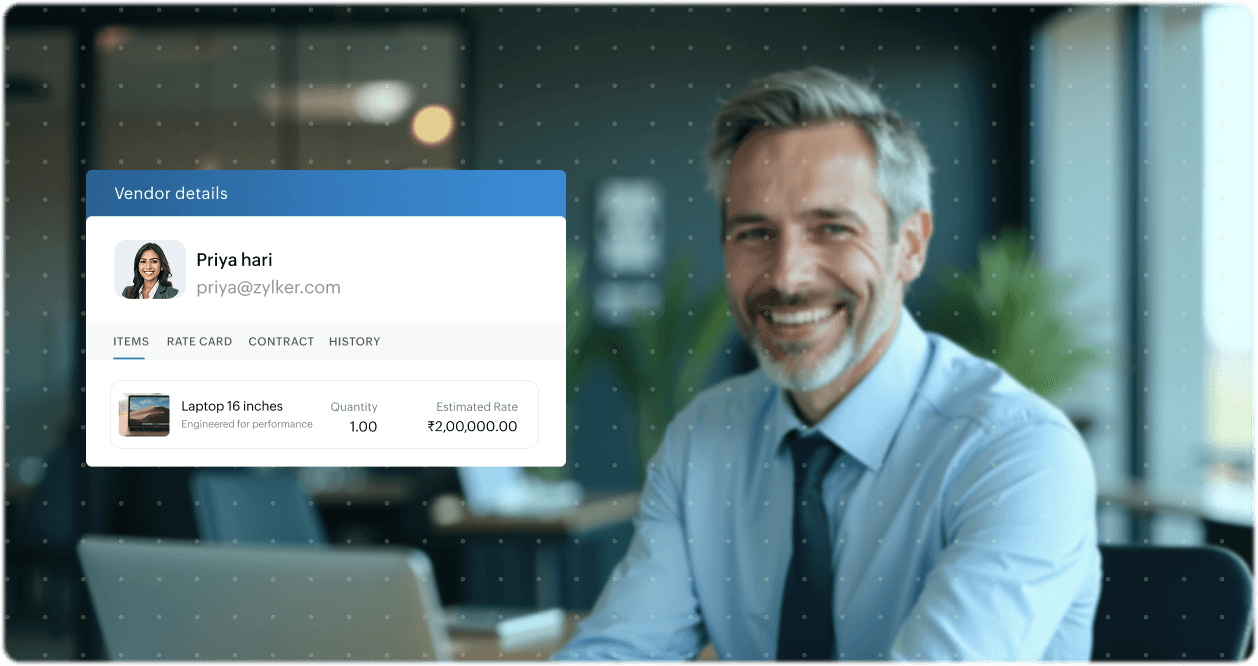 ERP software with business spend management | Zoho ERP
