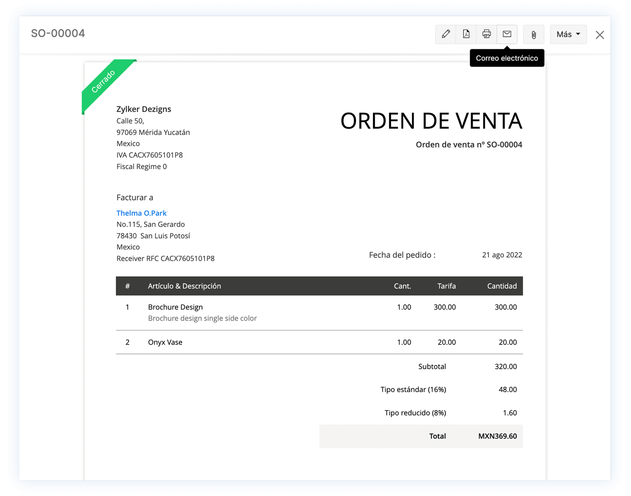 Sistema de gestión de órdenes de venta en línea | Procesamiento de ...