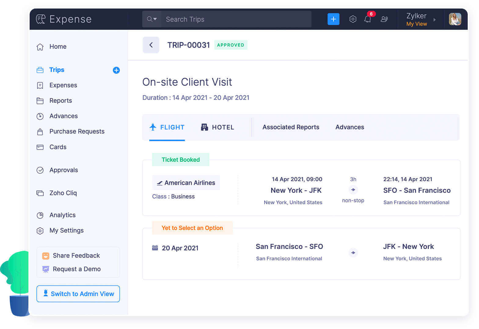 Online Travel and Expense Management Software | Zoho Expense