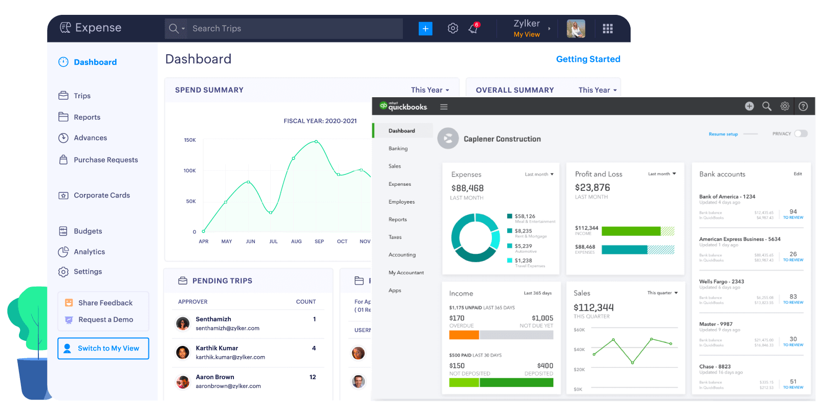 Expense Reporting For QuickBooks Online Zoho Expense