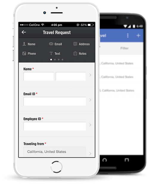 Online mobile forms for business - Zoho Forms mobile apps