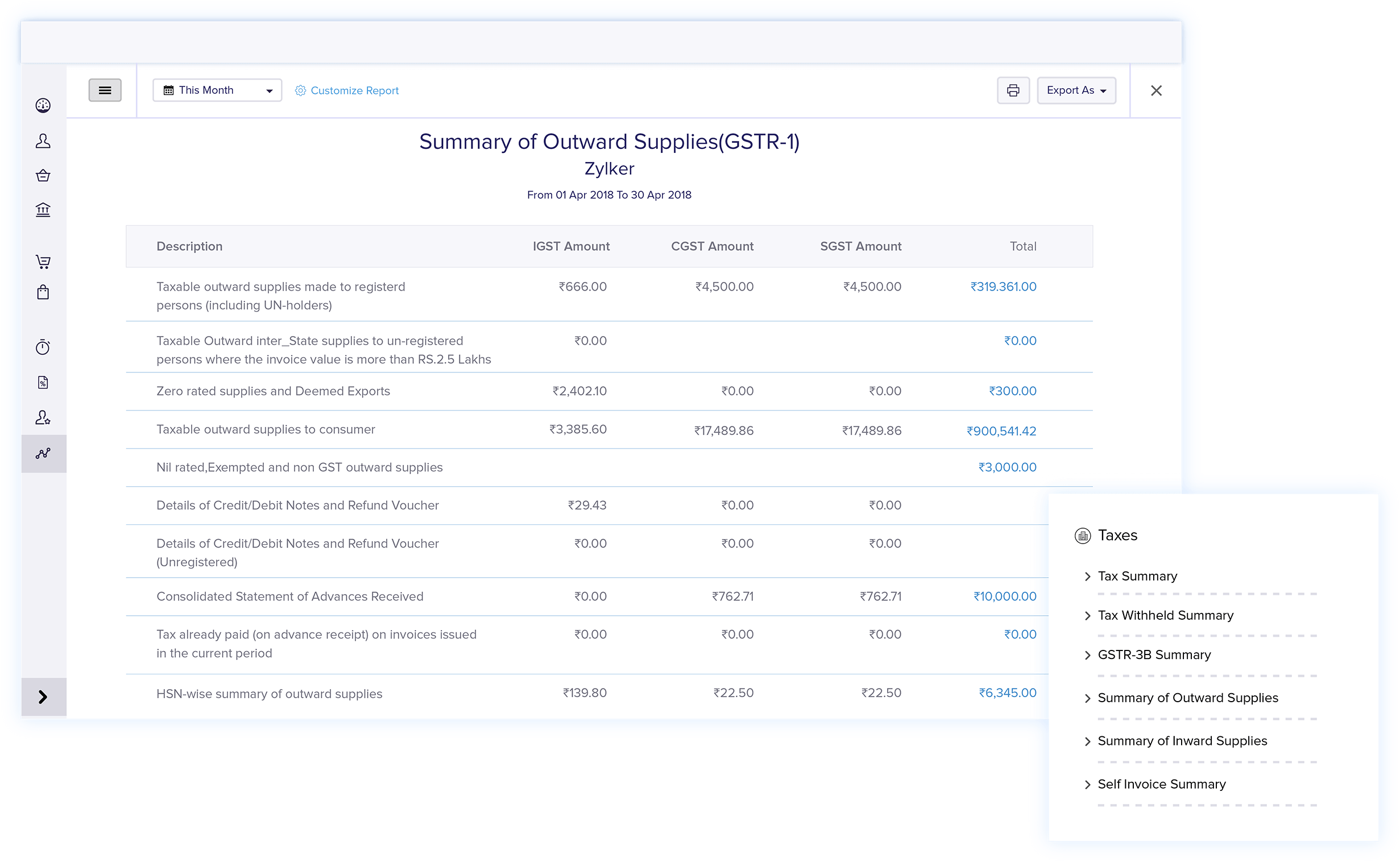 GST Software | Best GST Accounting Software in India - Zoho Books