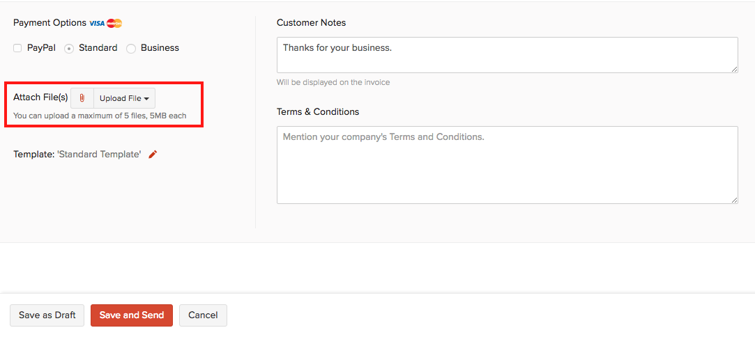Invoices | User Guide | Zoho Books