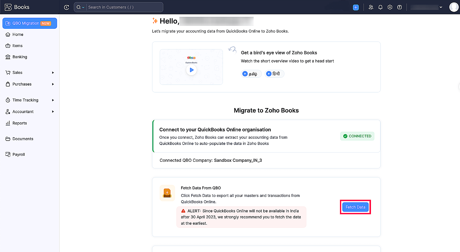 Migrate from QuickBooks to Zoho Books | Help | Zoho Books