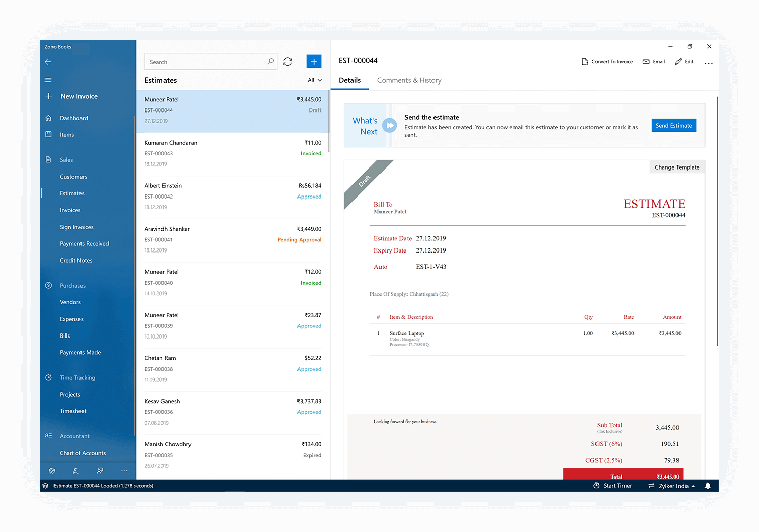 Desktop Accounting Software | Accounting Software for Windows PC - Zoho ...
