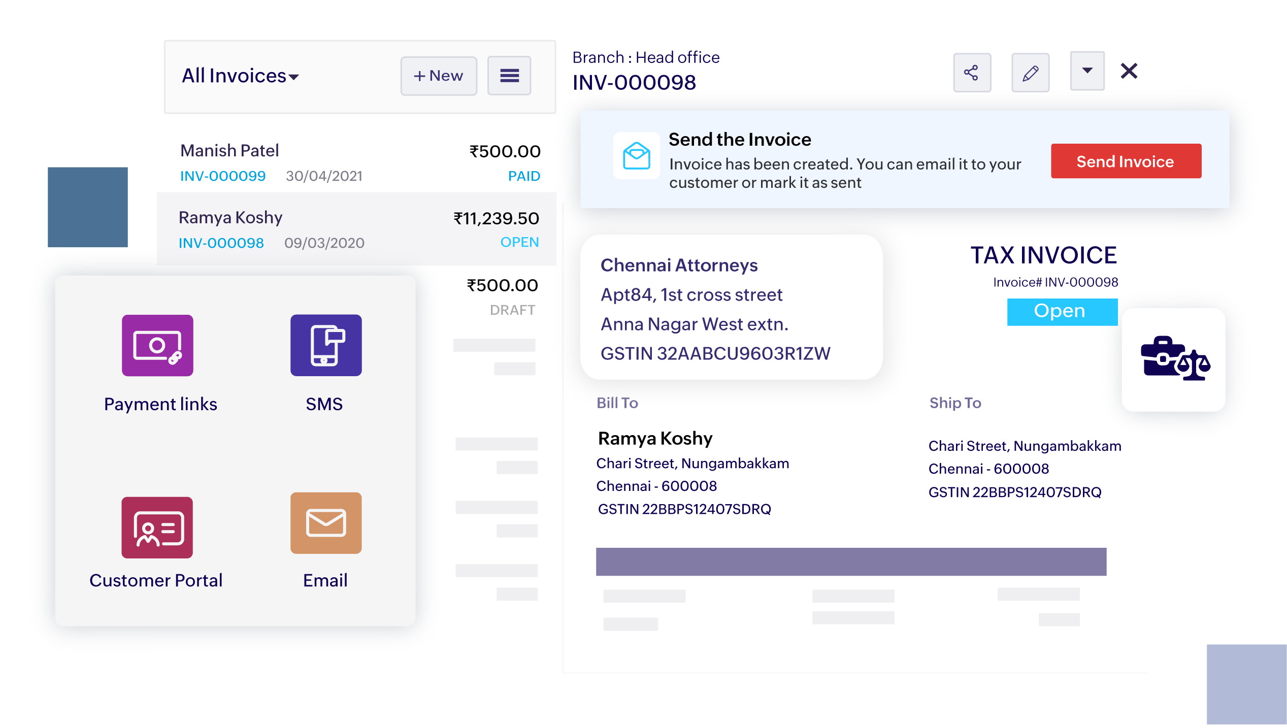 GST Invoice Software | Free Online Invoicing | Zoho Invoice