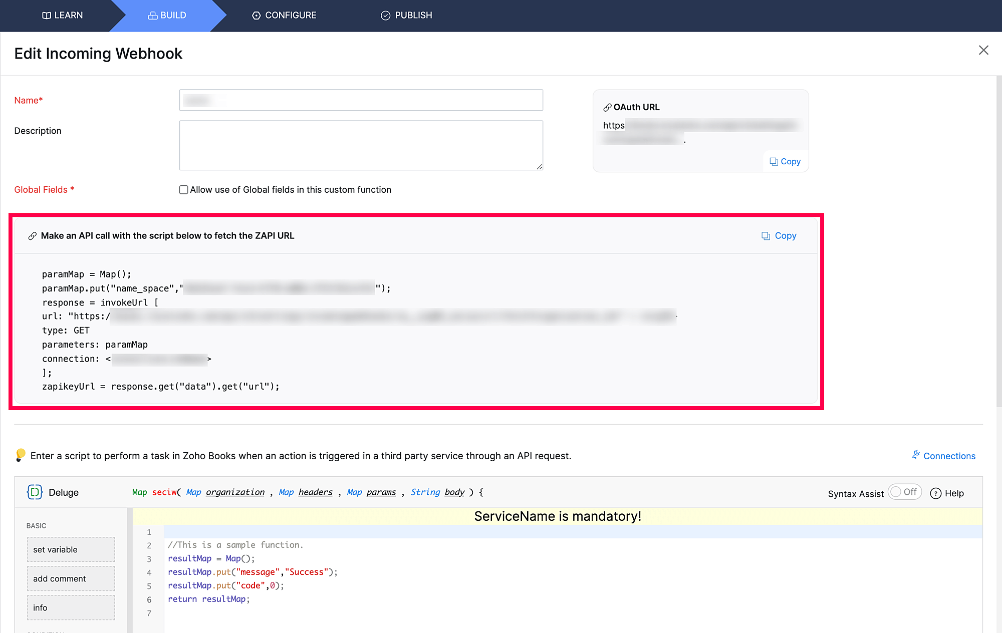 Extension Components| Developer | Zoho Inventory