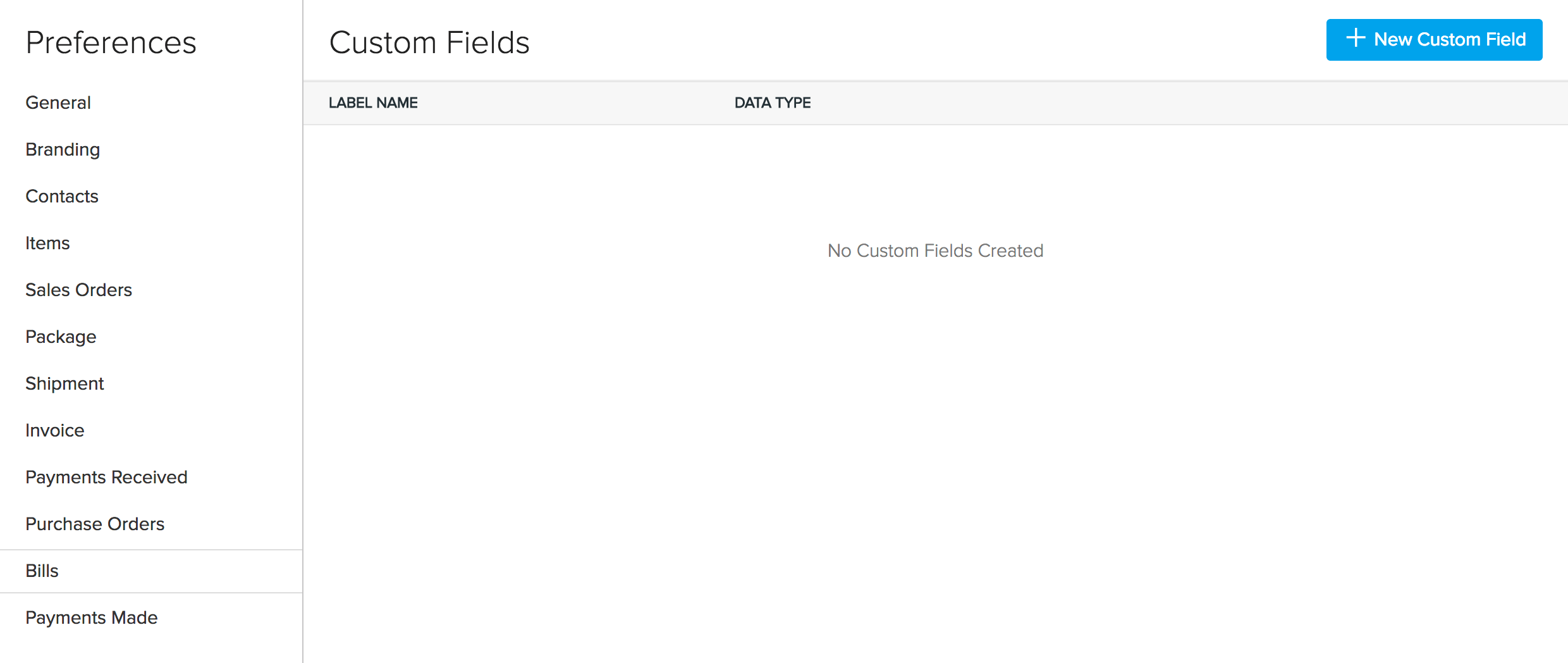 Preferences | User Guide | Zoho Inventory