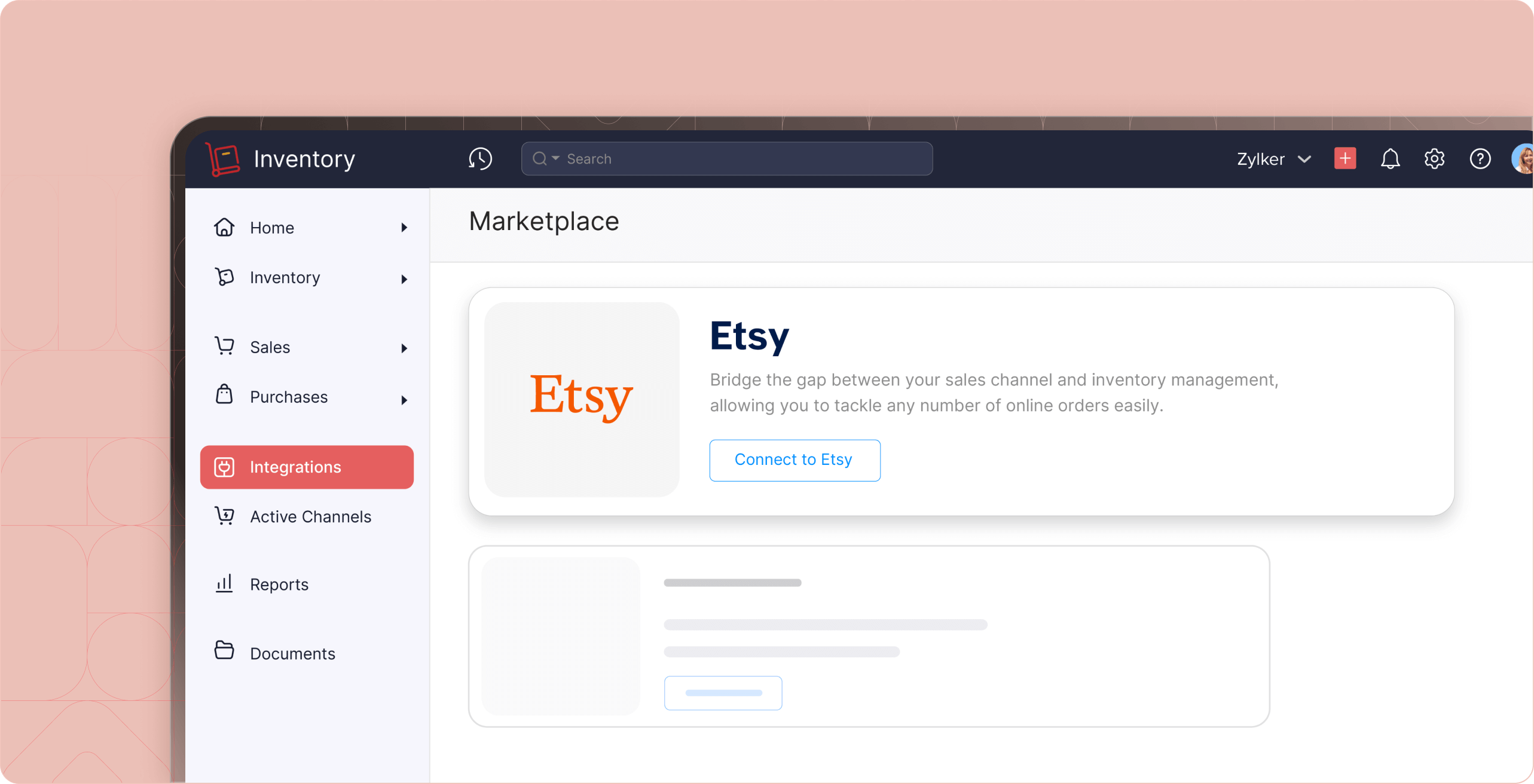 Zoho Inventory - Etsy integration | Best Etsy inventory management software