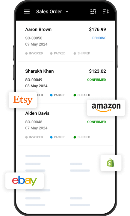 Zoho inventory mobile app for Android & iOS devices