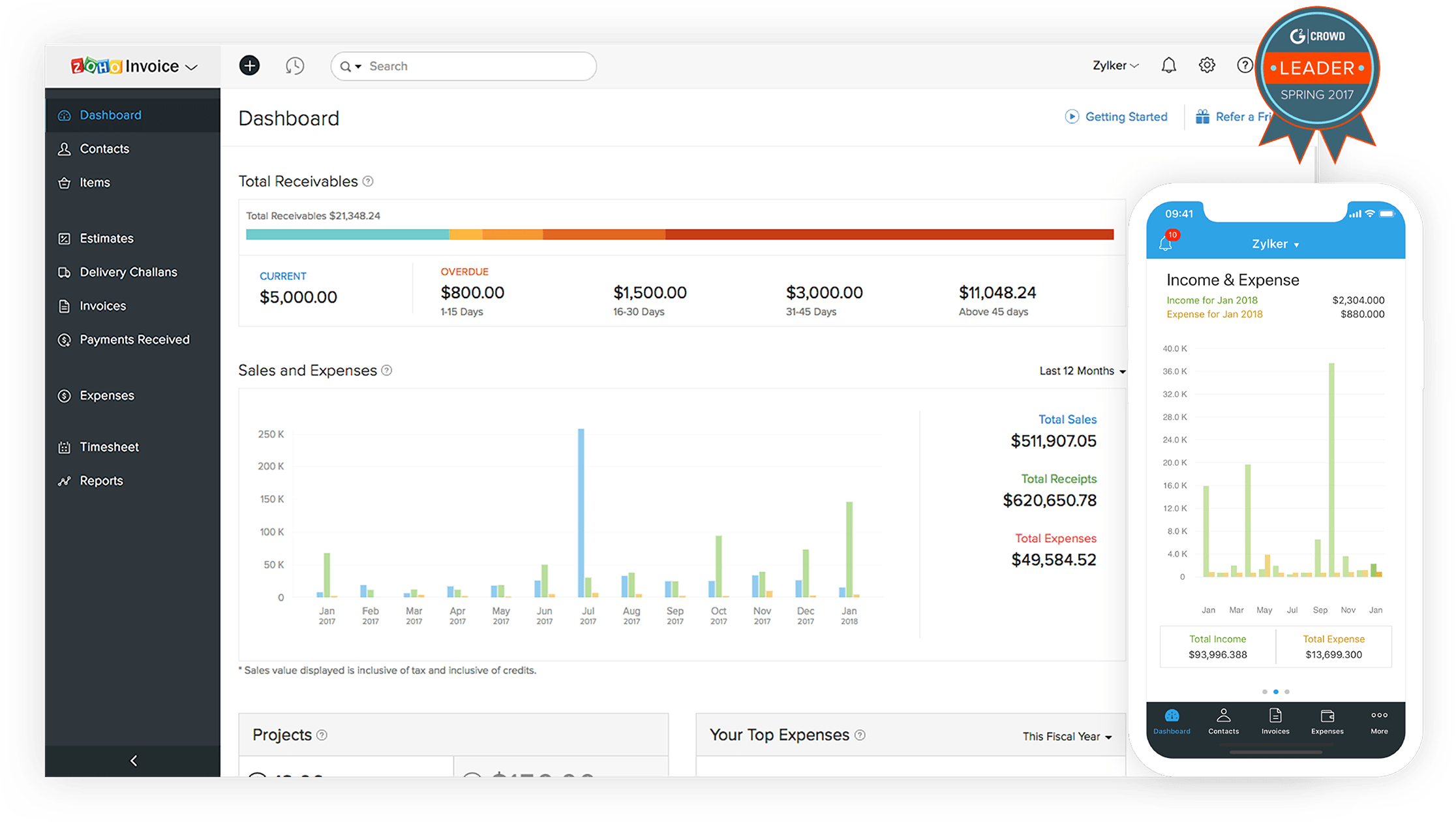 Best Invoice Software 2022 | Zoho Invoice