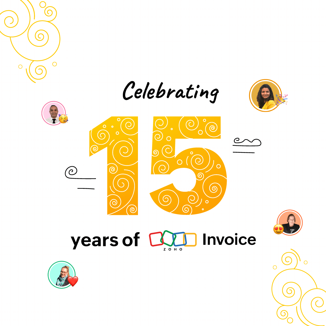 15 years of empowering small businesses | Zoho Invoice