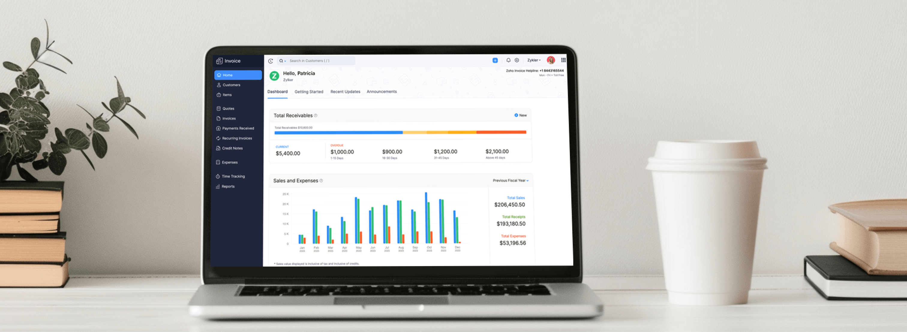 Free invoice maker for US small businesses | Zoho Invoice