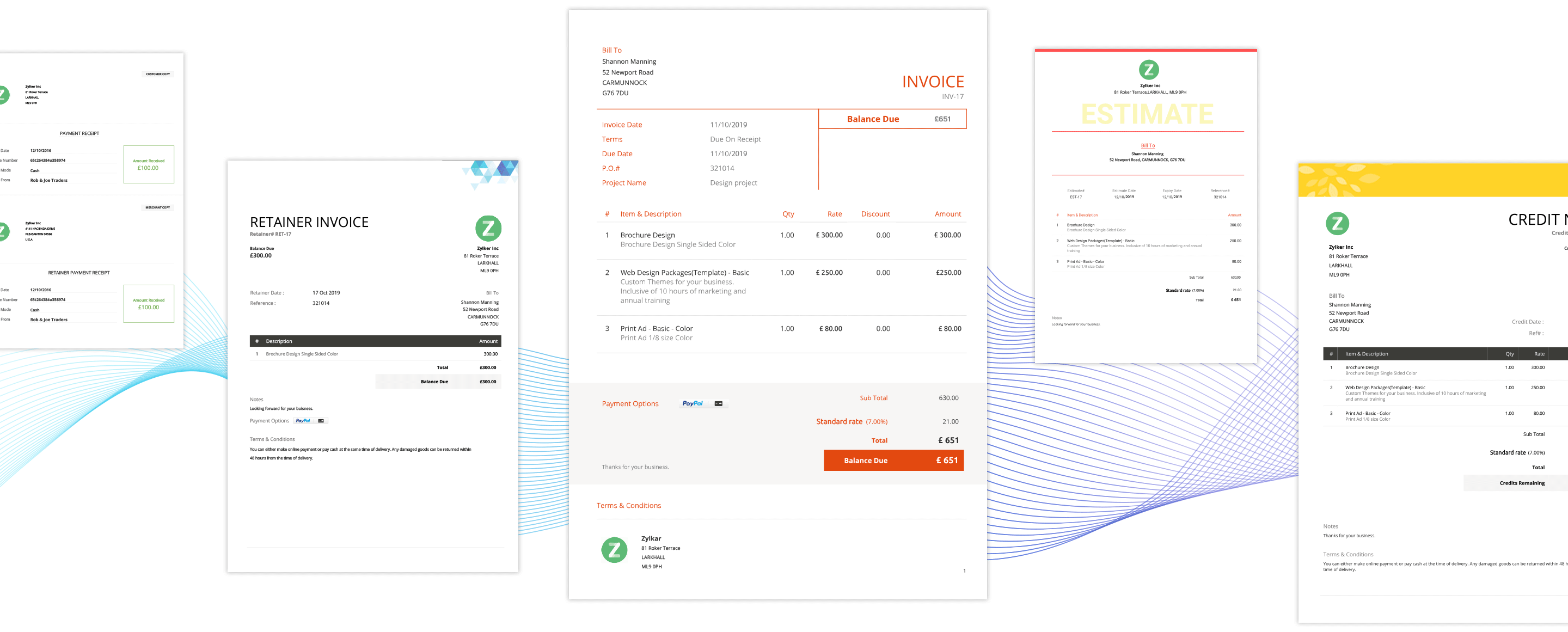 Online Invoicing for Church | Zoho Invoice