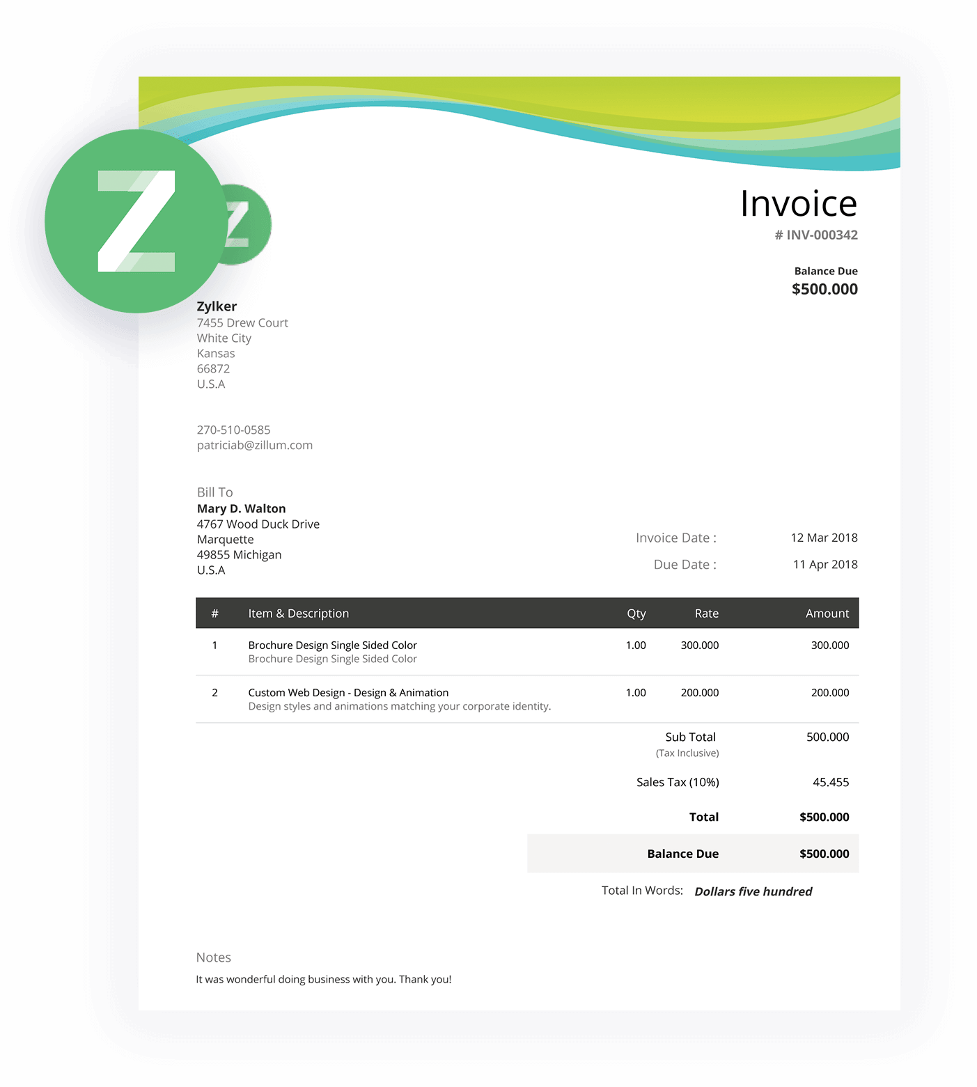 28 Invoice Template Pdf Format Png Invoice Template Ideas Vrogue