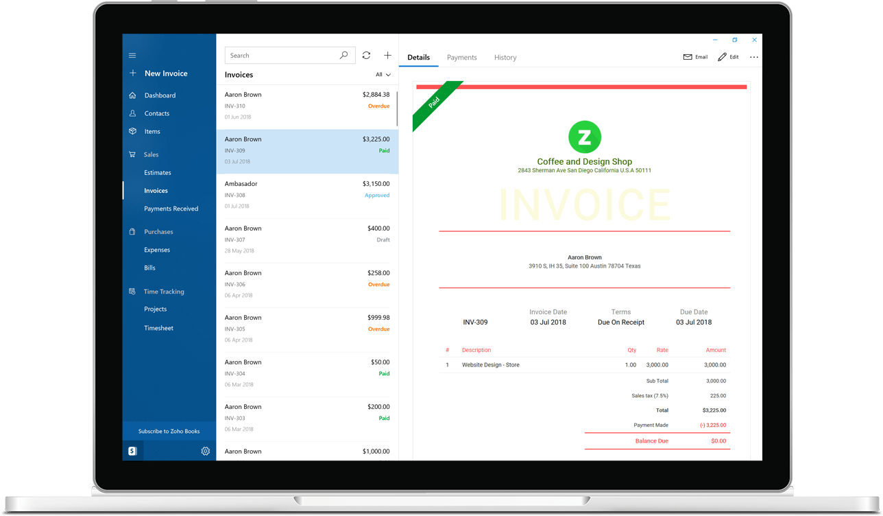 Free Mobile Invoicing App for Small Businesses - Zoho Invoice