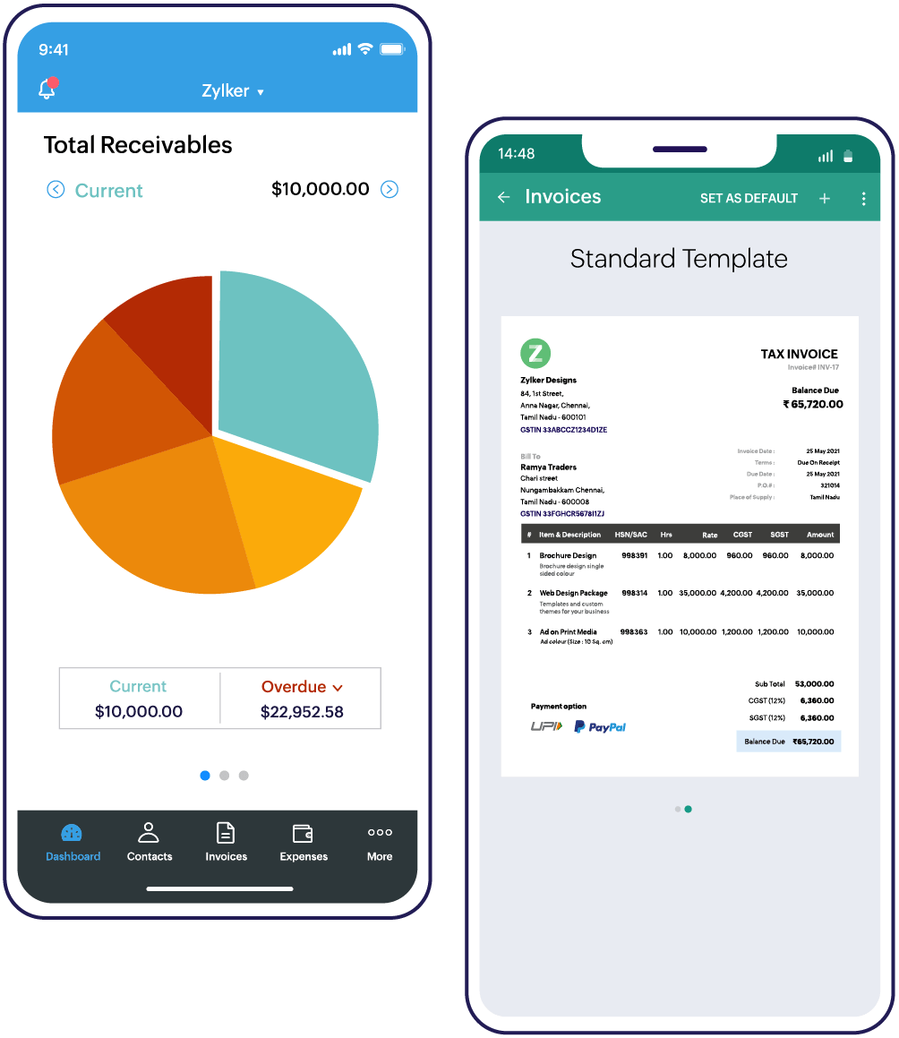 Invoice Template Free Invoice Templates Download Zoho Invoice